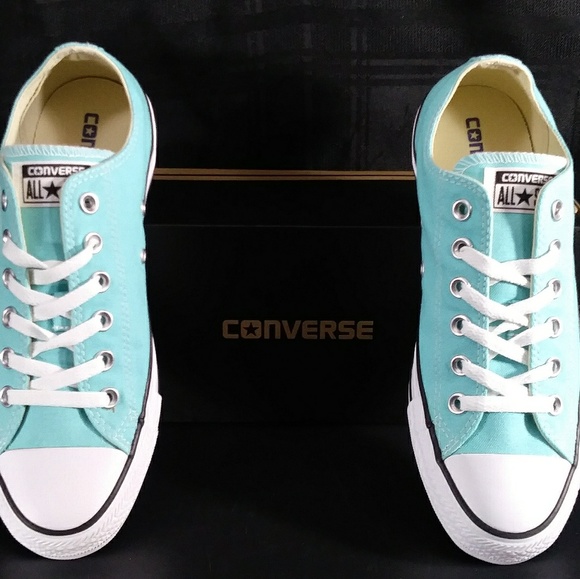 Converse | Shoes | Nib Converse Ox Light Aqua Blue | Poshmark